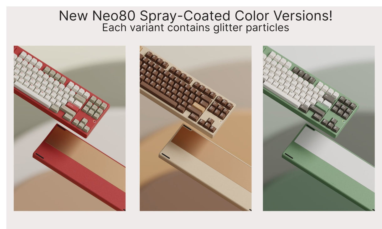 Neo80 - 80% TKL ISO+ANSI Mechanical Aluminium Custom Keyboard Kit [Pre – MonacoKeys